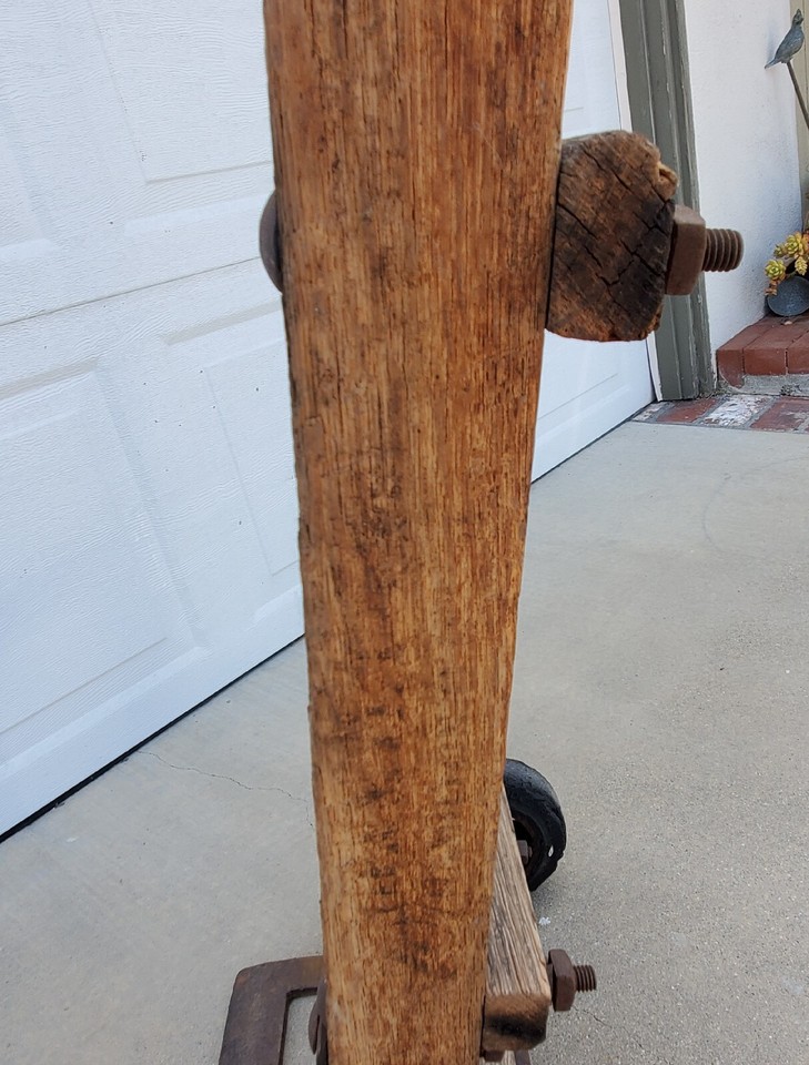Hamilton Hand Truck Dolly Antique Vintage, Wood and Metal | eBay