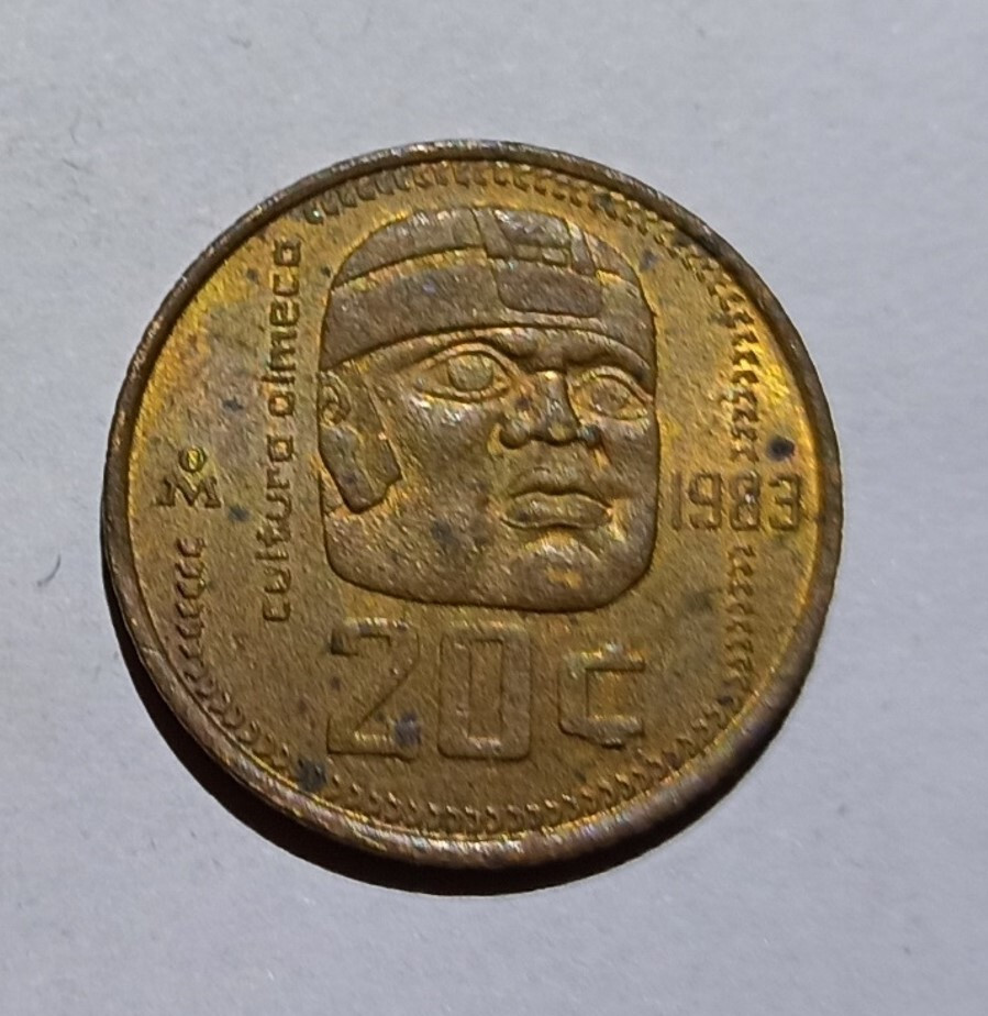 Mexico coin $20 centavos (4th serie: Cultura Olmeca) choose the year | eBay