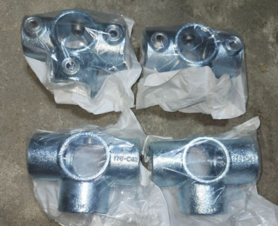 SteelTek 1-1/4in - Three Socket Cross - Steel Structural Pipe Fitting ...