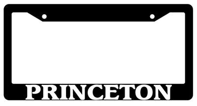 Black License Plate Frame New City State Princeton Auto Accessory 2542 ...