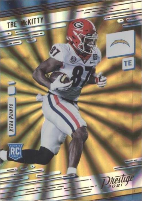 2021 Panini Prestige - Rookies Tre' McKitty #274 Xtra Points Sunburst ...