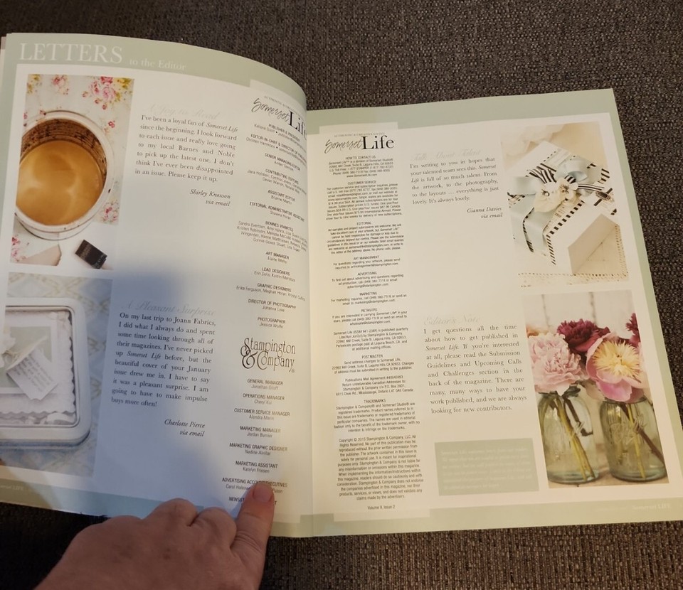 SOMERSET LIFE Authentic And Creative Living Magazine 2015 | eBay