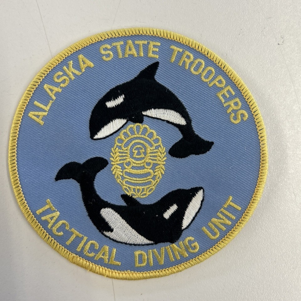 LOT OF 3 Alaska State Troopers Patches Police Diving | eBay
