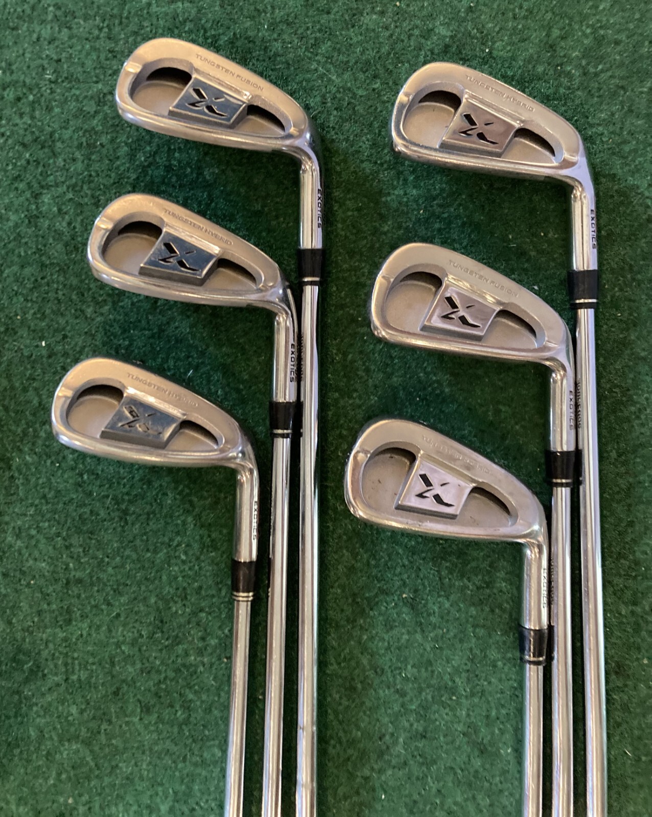 TOUR EDGE EXOTICS EX-1 R FLEX NIPPON STEEL SHAFTED IRONS - 6-PW+AW | eBay
