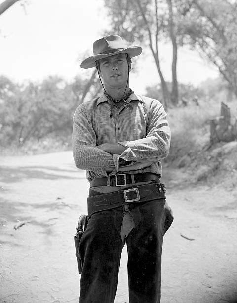 Clint Eastwood as Rowdy Yates for the TV western Rawhide June 22 1- Old ...