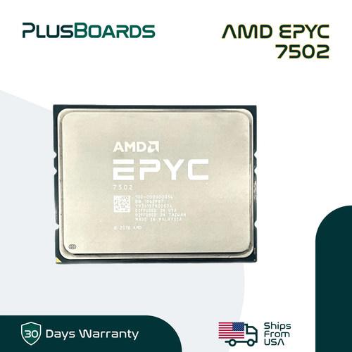 AMD EPYC 7502 2.5GHz 32-Core Socket SP3 128MB 180W CPU Server Processor ...