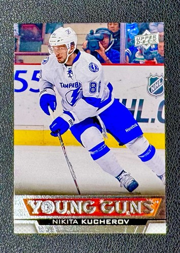 2013-14 UPPER DECK #483 NIKITA KUCHEROV YOUNG GUNS ROOKIE RC TAMPA BAY ...