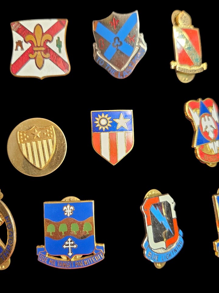 Vintage US Military DUI Badges Pins Lot Unit | eBay