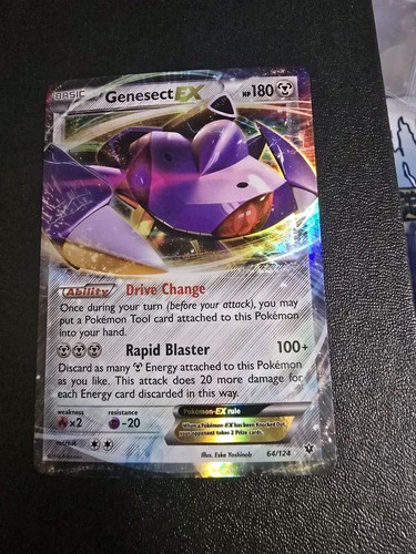 Genesect EX 64/124 Fates Collide Ultra Rare Holo MP | eBay