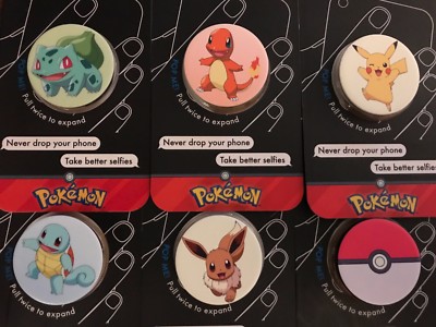 PopSockets Lot of 6 Complete Pokemon Set Popsocket Pop Socket Phone ...