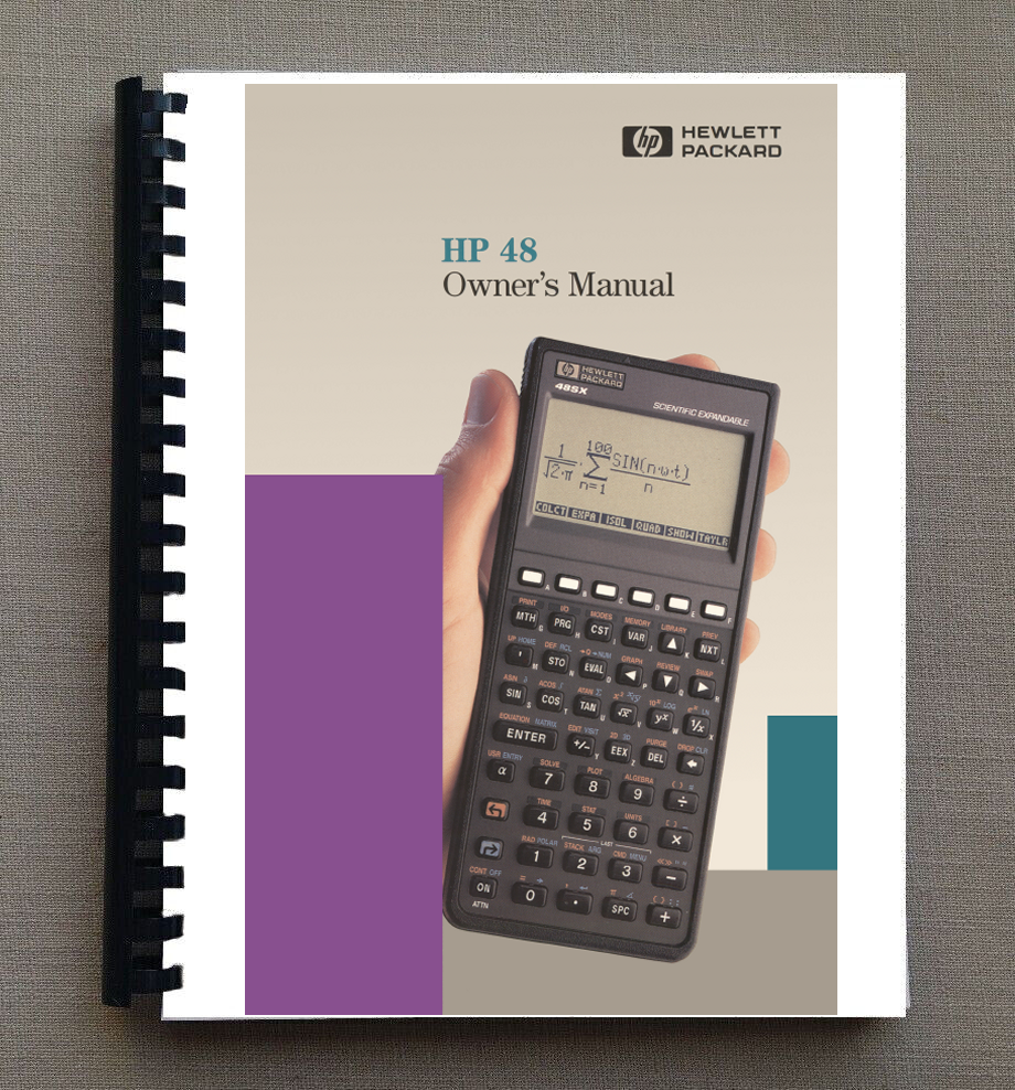 HP 48 Calculator Owner Manual | eBay