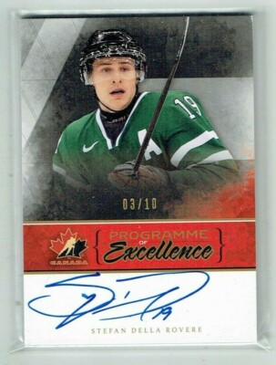 10-11 UD The Cup Stefan Della Rovere Program of Excellence /10 Auto ...