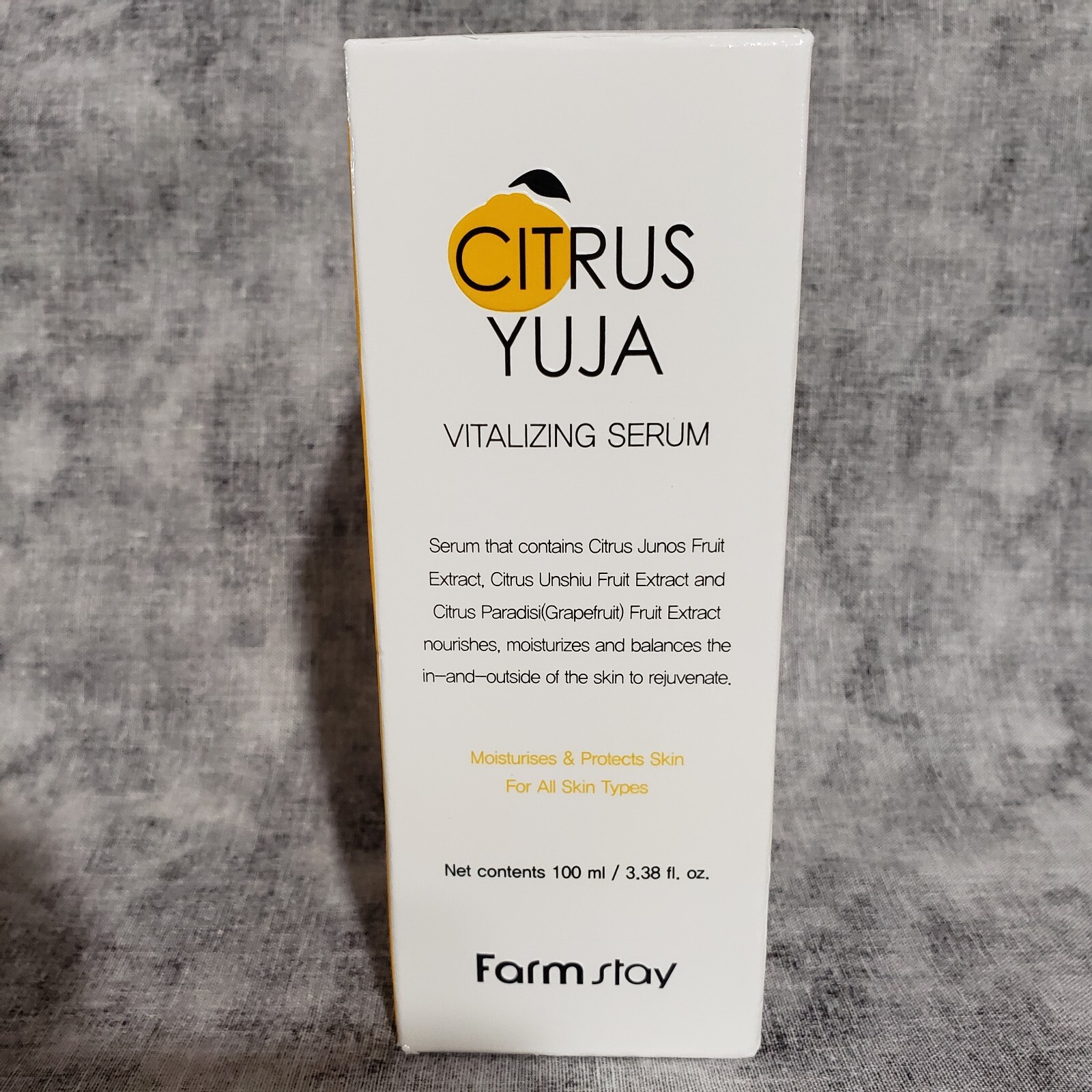 FARM STAY Citrus Yuja Vitalizing Serum - 100ml 3.38 oz NIB SEALED MADE ...
