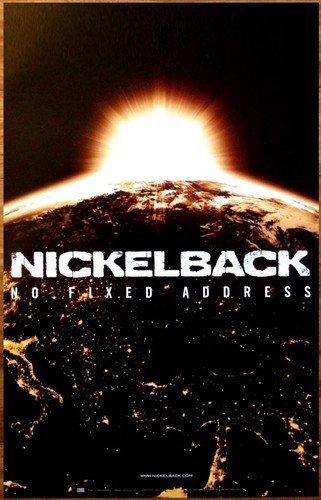NICKELBACK No Fixed Address Ltd Ed RARE Tour Poster! Get Rollin' Hard ...