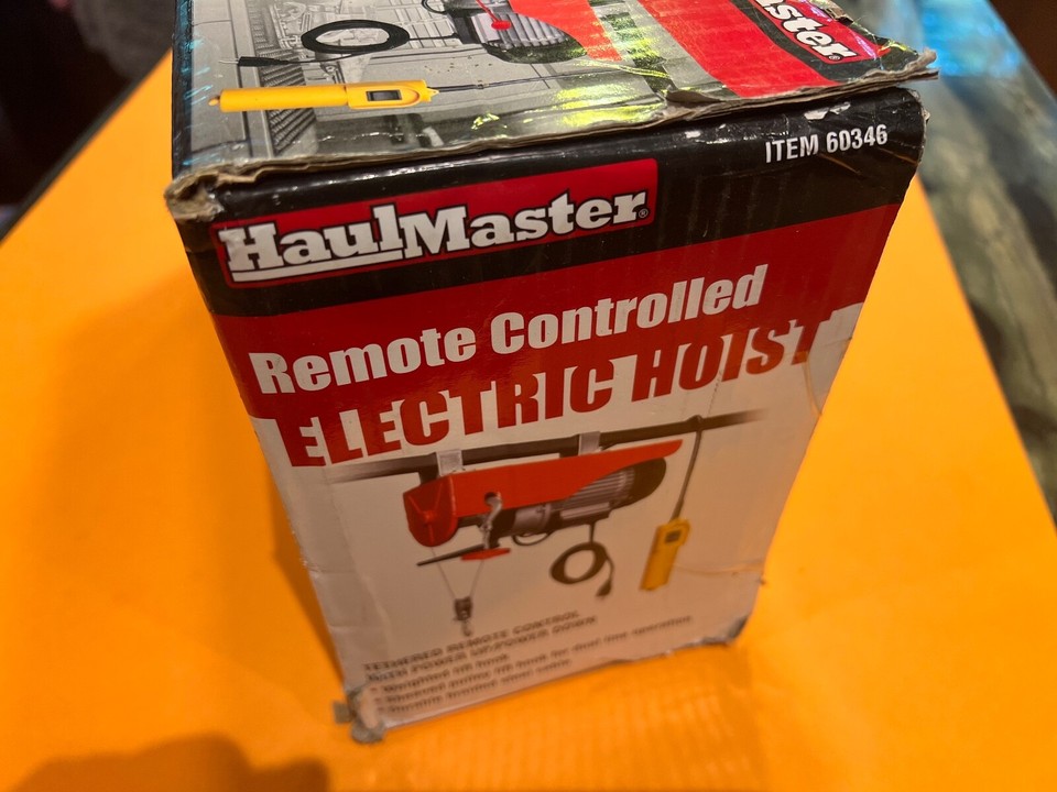 Haul Master 440lbs Electric Hoist Winch 110V Electric Winch Wired ...