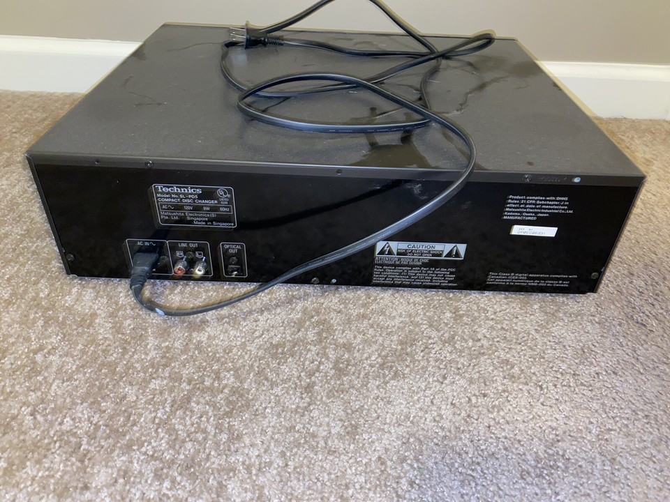 Technics sl-pd5 5 disc cd player | eBay