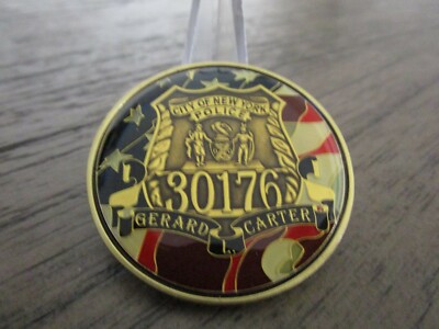 NYPD In Loving Memory EOW July 31.1998 Challenge Coin #539B | eBay