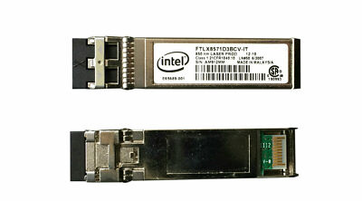 INTEL E10GSFPSR FTLX8571D3BCV-IT SFP+SR 10G/1G E65689-001 For X710 X520 ...