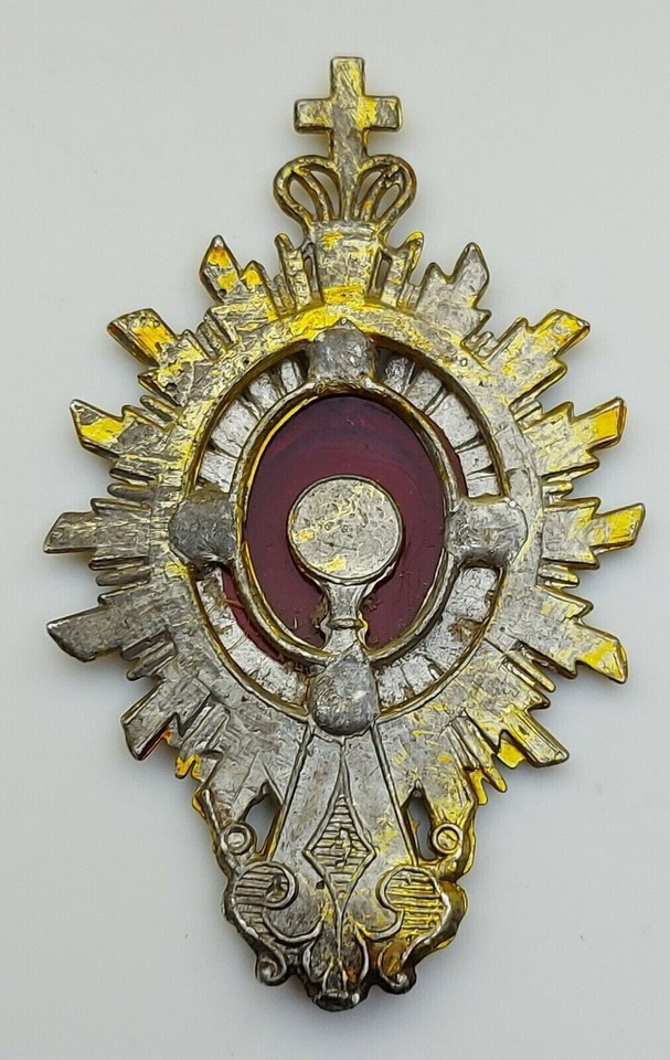 IHS - Society of Jesus, Vintage Catholic Lapel Pin Brooch 1900s, Cross ...