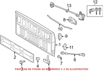 For Toyota Genuine Tailgate Gap Cover Rear 657590C030 | eBay