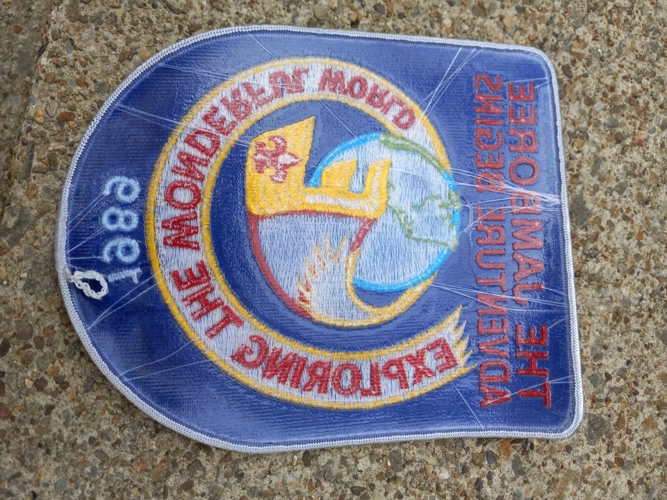 Vintage 1989 Explorer Jamboree Adventure Pin Boy Scouts America BSA ...