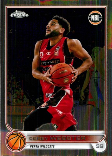2022 2023 Perth Wildcats NBL Basketball Topps Chrome Card - Corey ...