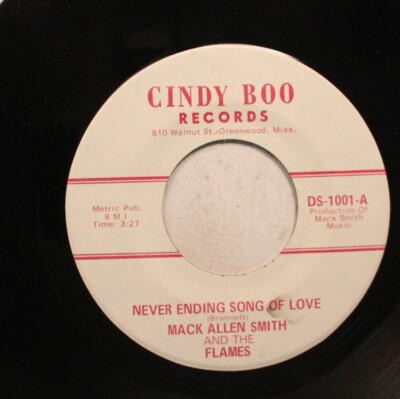 Rockabilly Nm! 45 Mack Allen Smith And The Flames - Never Ending Song ...