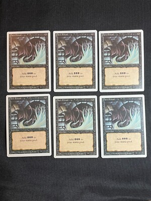 10 MTG Magic the Gathering Revised DARK RITUAL | eBay