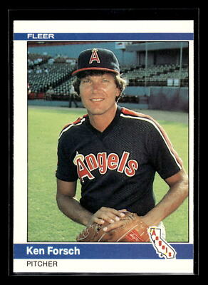 1984 Fleer Baseball #517 Ken Forsch Set Break Mint+ California Angels ...