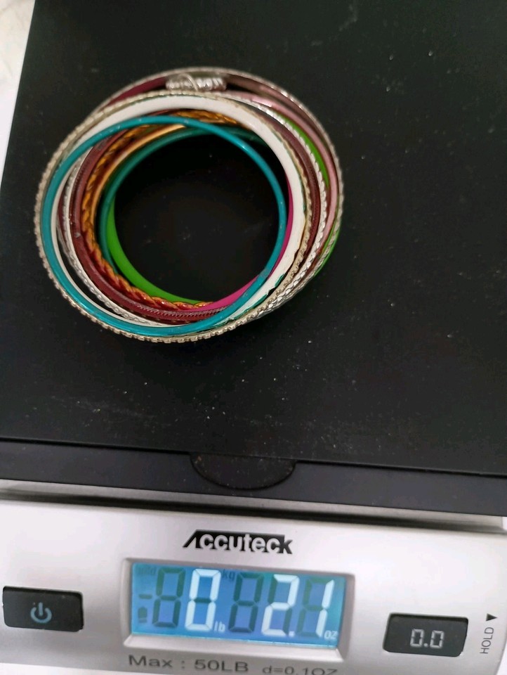 Vintage 2 Now Slim Bangle Bracelets Lot of 15 Multiple Colors/Styles ...