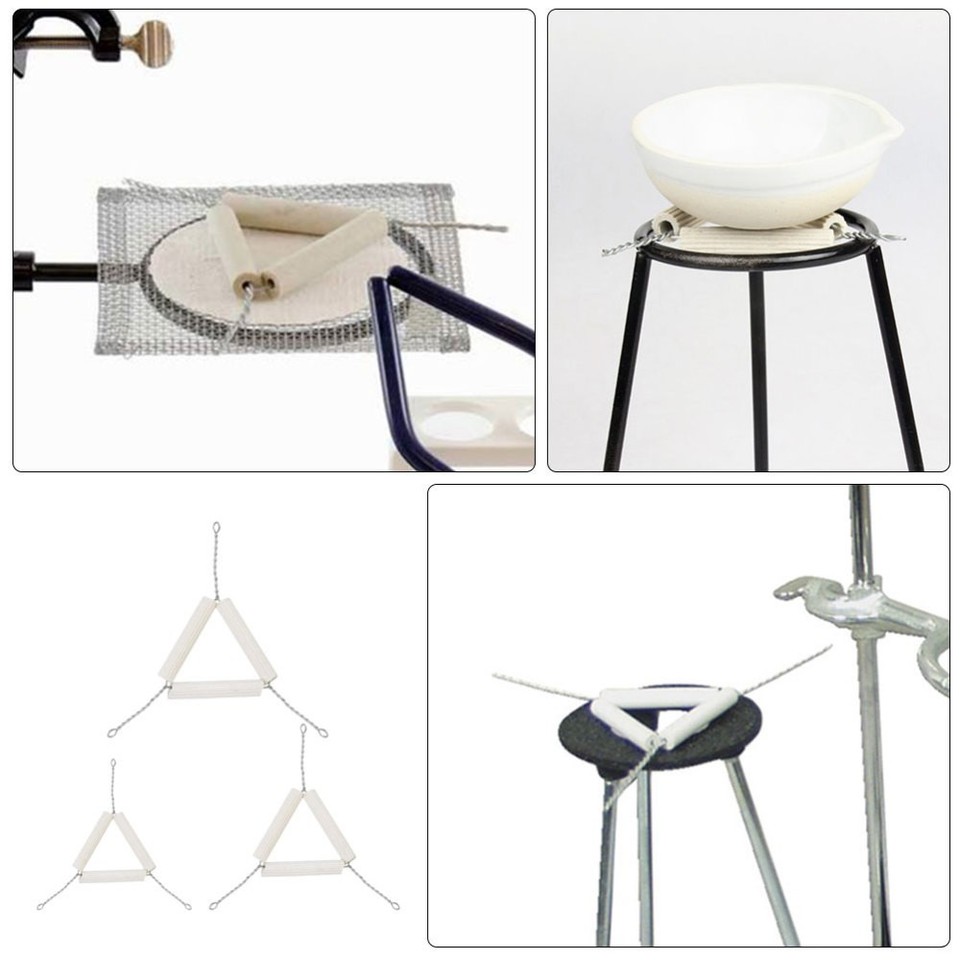 3 Pcs Equipment for Laboratory Triangle Storage Rack Chemistry ...