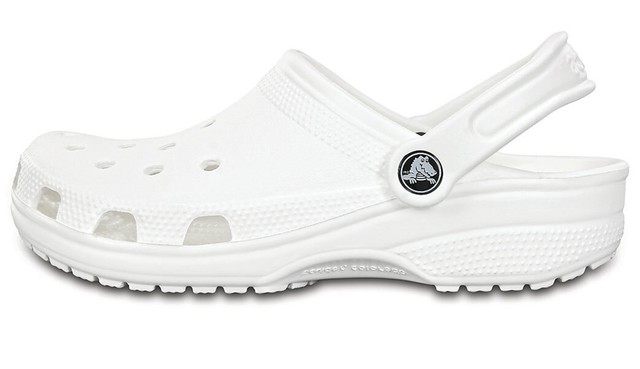 Crocs Classic Clog Unisex Croslite Shoes - White for sale online | eBay