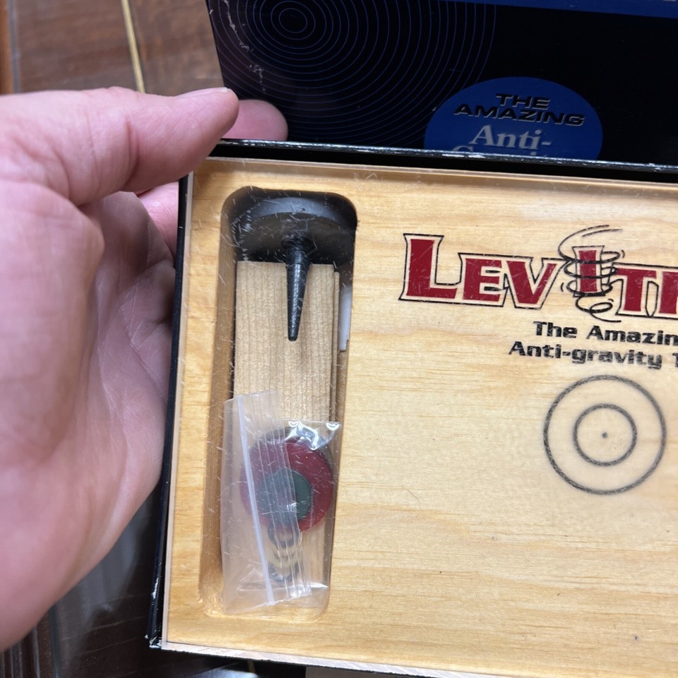 Levitron Nature Company Amazing Anti-Gravity Spinning Top Game Toy 1994 ...