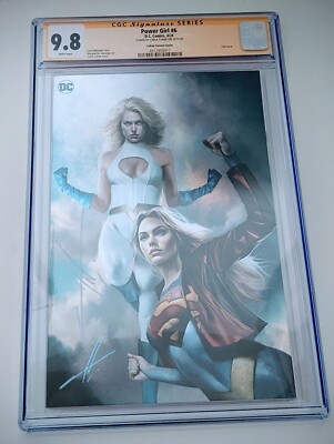 Power Girl #6 ~ CGC SS 9.8 ~ Cohen Foil Virgin Variant ~ SIGNED Carla ...