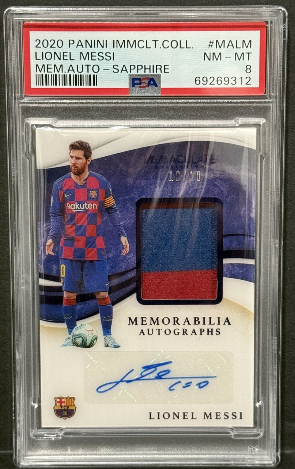 Lionel Messi Autographed Memorabilia | Signed Photo, Jersey ...