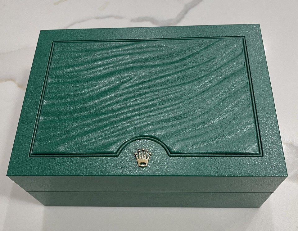 Authentic NEW STYLE ROLEX Watch Box Set + Rolex Card Holder Medium Size ...
