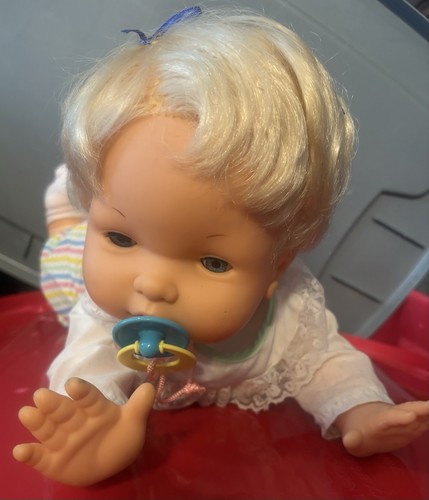 Vintage 1988 Irwin Tyco Oopsie Daisy Baby Doll Works Great-Crawls ...