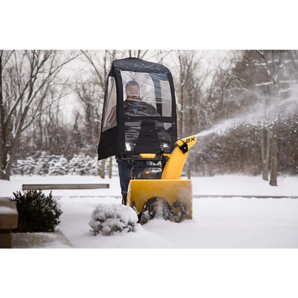 Arnold Universal Cab Protector For 2 And 3 Stage Snow Blowers Clear ...