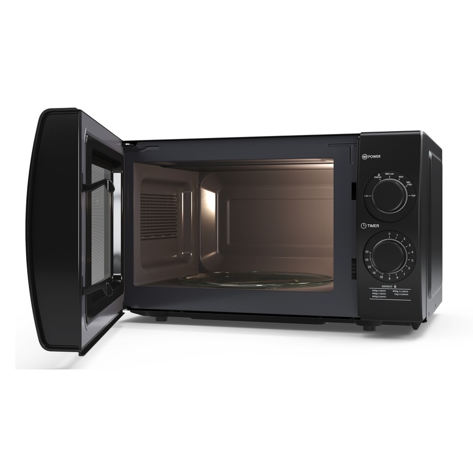 Sharp YC-GS01U-B 20 Litre 700W Microwave With Defrost Function - Black ...