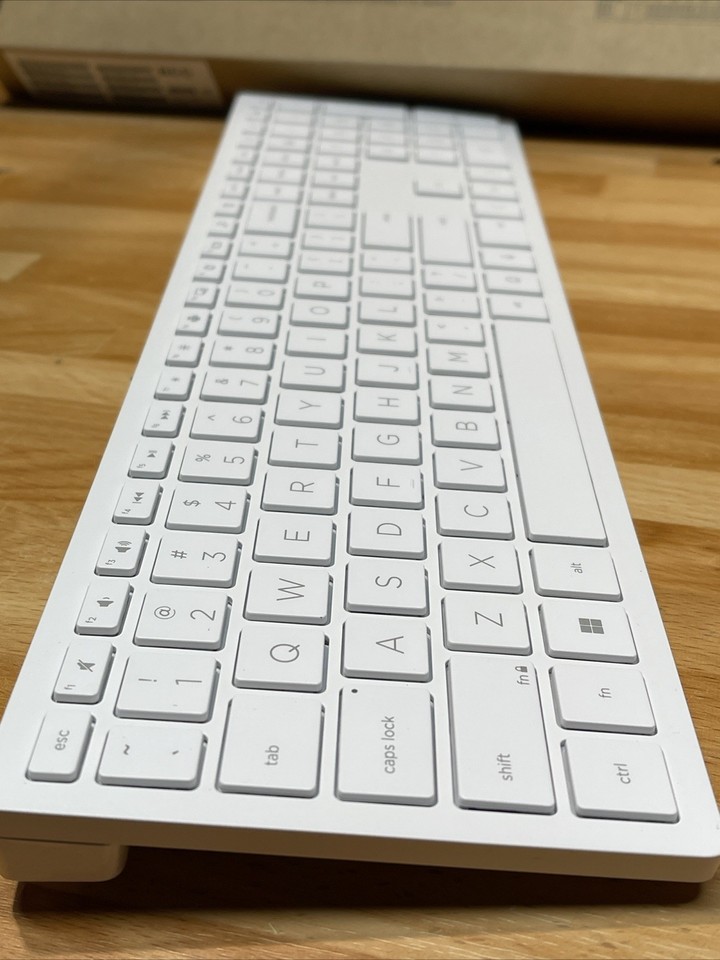 HP 710 Withe Wireless KB MS Combo US Withe | eBay