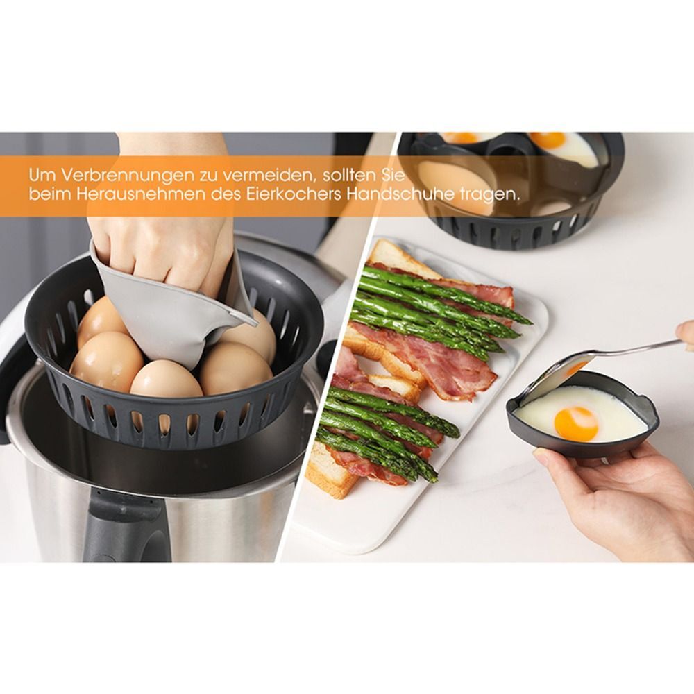 2 in1 Egg Poachers Kitchen Gadgets Steamer Tray for TM5 TM6 | eBay