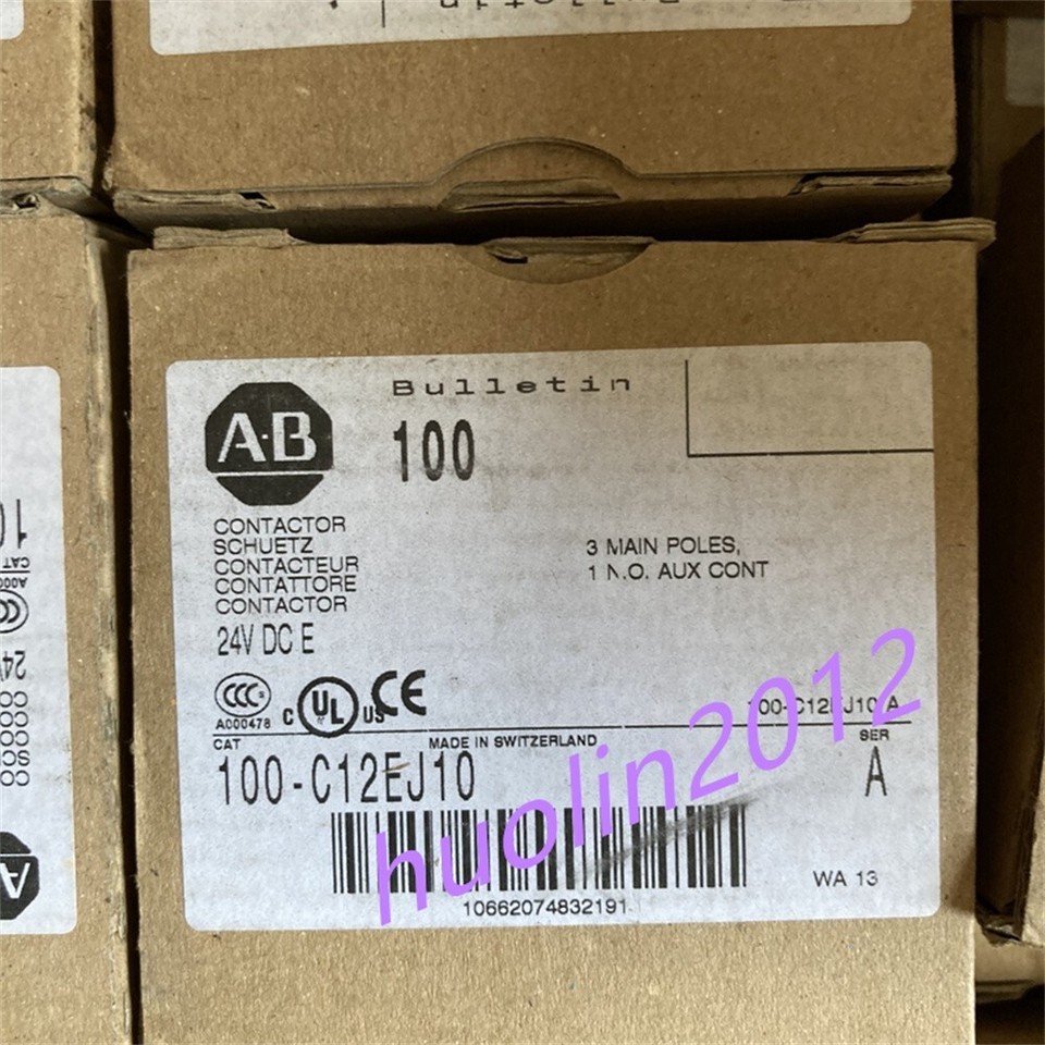 1pcs New AB contactor 100-C12EJ10 24VDC | eBay