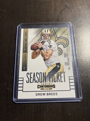 Drew Brees PANINI CONTENDERS CARD NFL 2014 T10-375 | eBay
