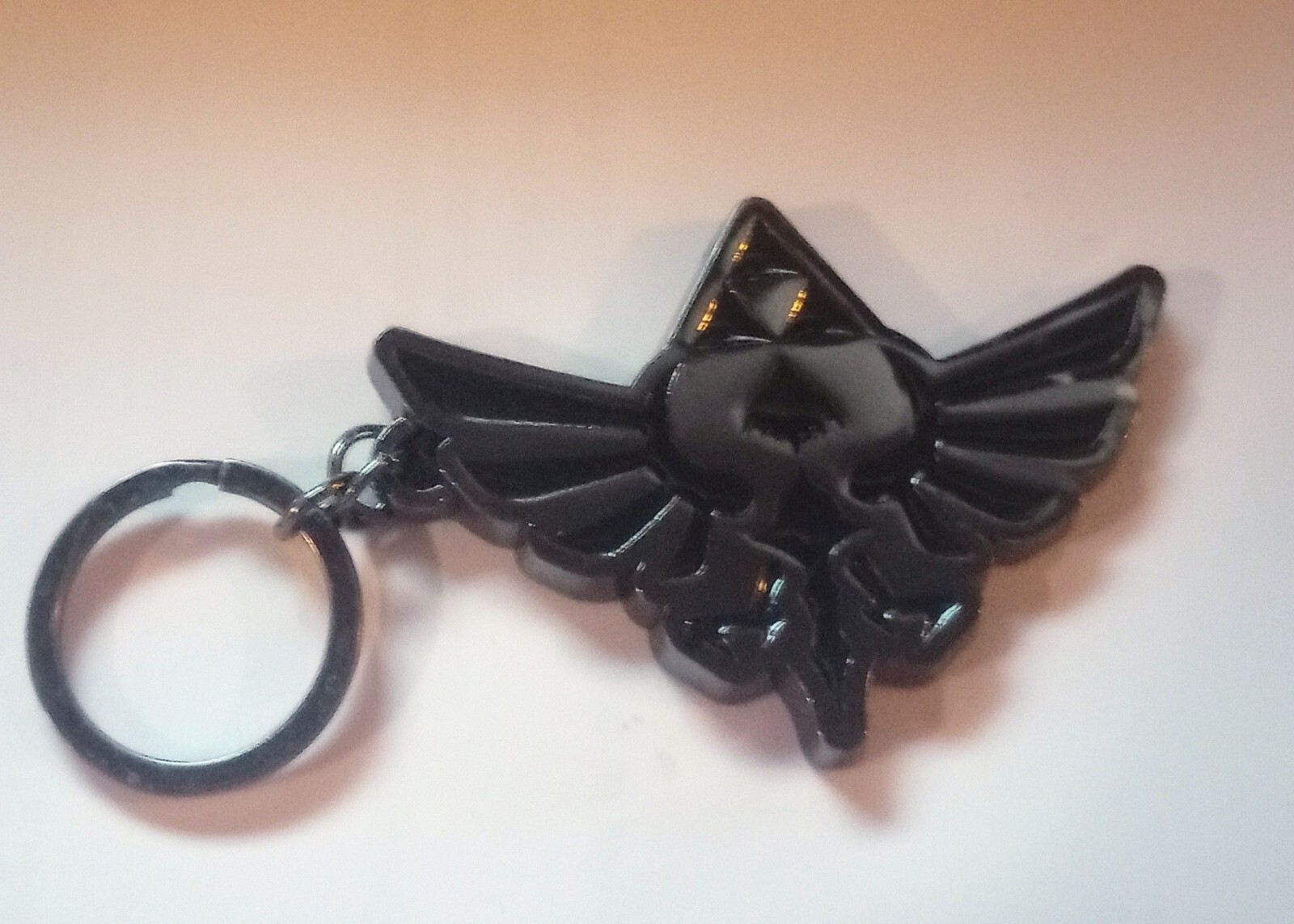 LEGEND OF ZELDA TRIFORCE Metal Key chain 2 1/2" Wide cosplay ...