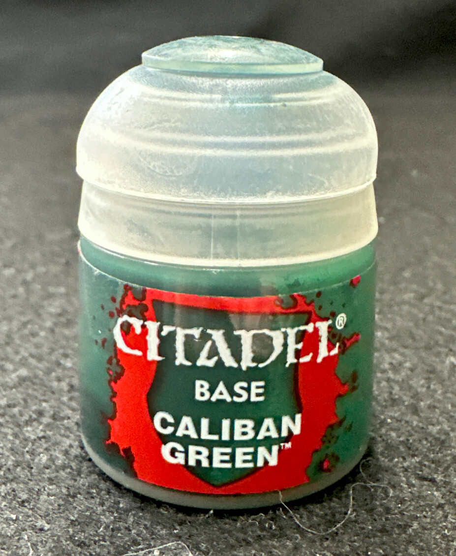 Citadel Colour Base 12ML 21-12 Caliban Green 2018 Games Workshop See ...