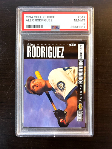 1994 Upper Deck Collectors Choice Future Foundation #647 Alex Rodriguez ...