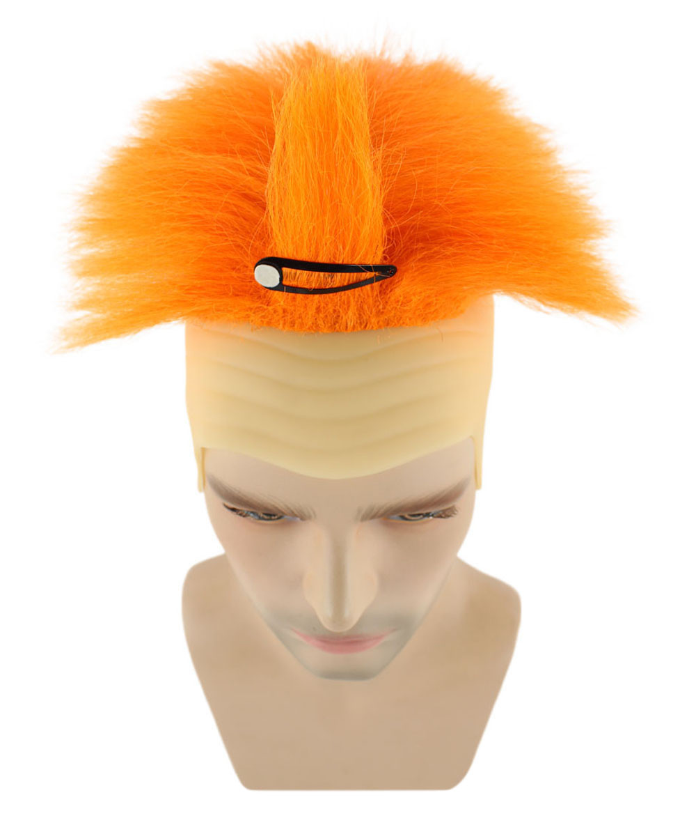 Fanny Clown Orange Bald Wig Halloween Cosplay Party Costume Fancy Dress ...