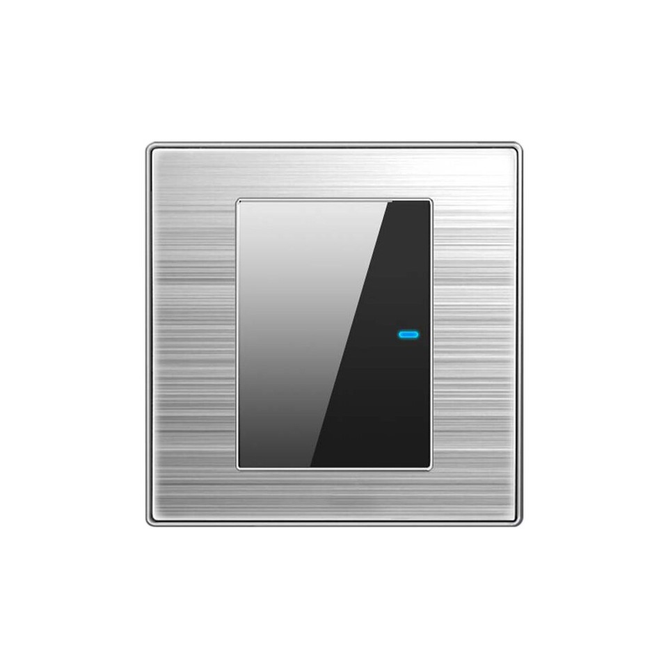 1/2/3 Gang 1-2 Way Stainless Steel LED Display Switch Wall Lamp Light ...