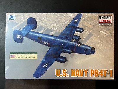 Minicraft U.S. Navy PB4Y-1 Aircraft 1/72 Scale Model Kit SEALED | eBay