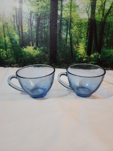 2 Pasari Indonesia Glass Blue Cobalt Juice Glass | eBay